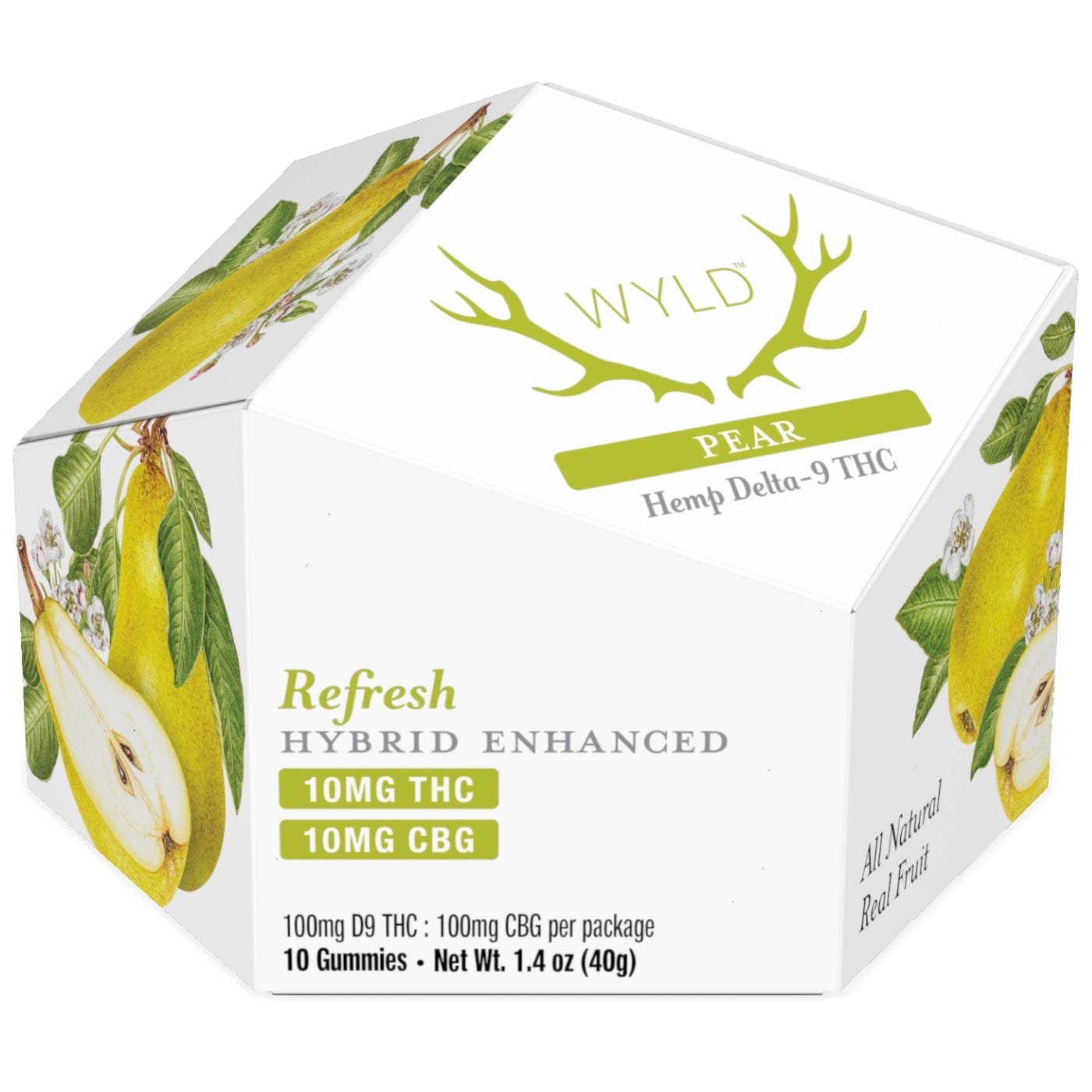 Wyld Gummies THC Gummies - Pear | 10mg | 10 Count
